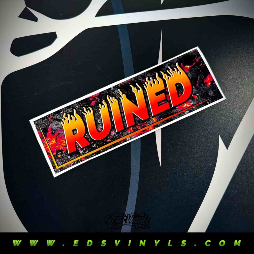 Ruined Slap Sticker - Edsvinyls